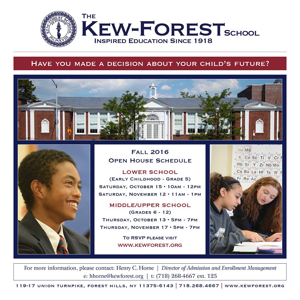 Sponsored Scoop: The Kew-Forest School – New York Family