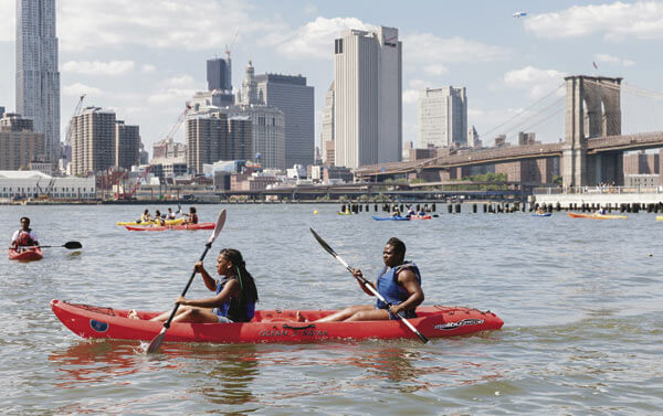 Hit the water: Kayaking trips from Brooklyn Bridge Park Boathouse open ...