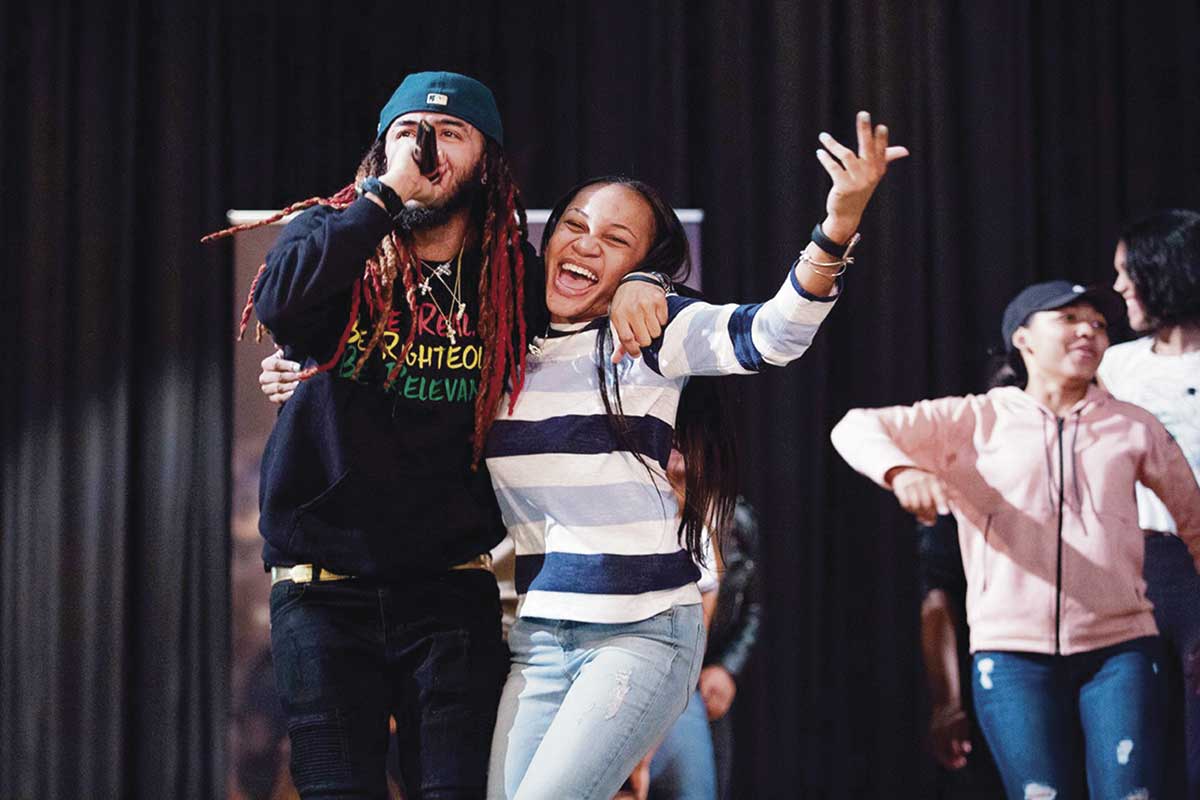 Rapper Dee-1 and Sallie Mae teach college planning with Bridging the ...